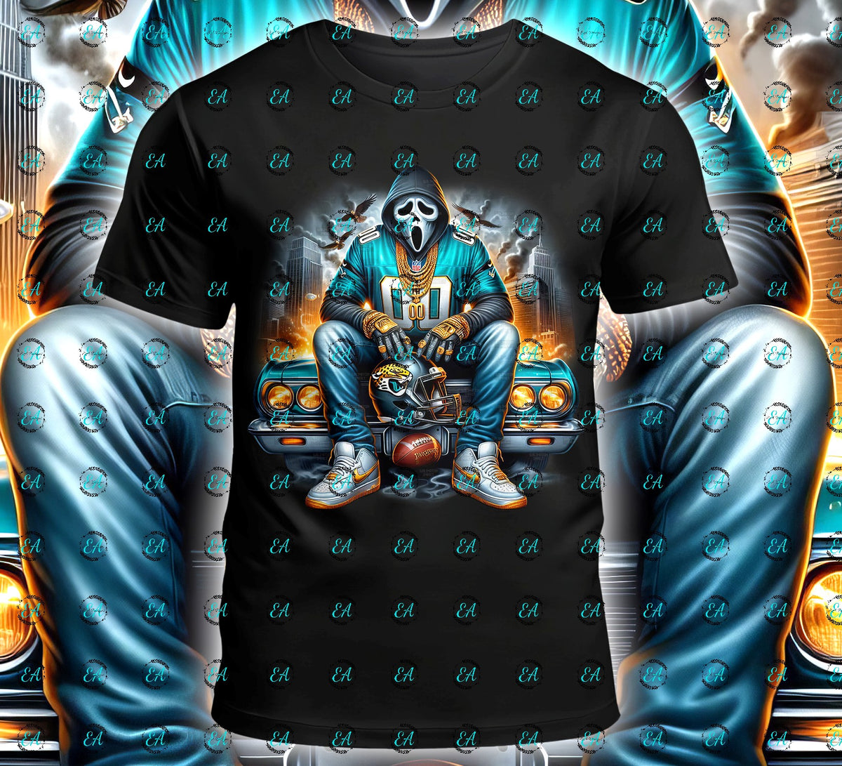 Ghostface Jaguars Ea Designtx